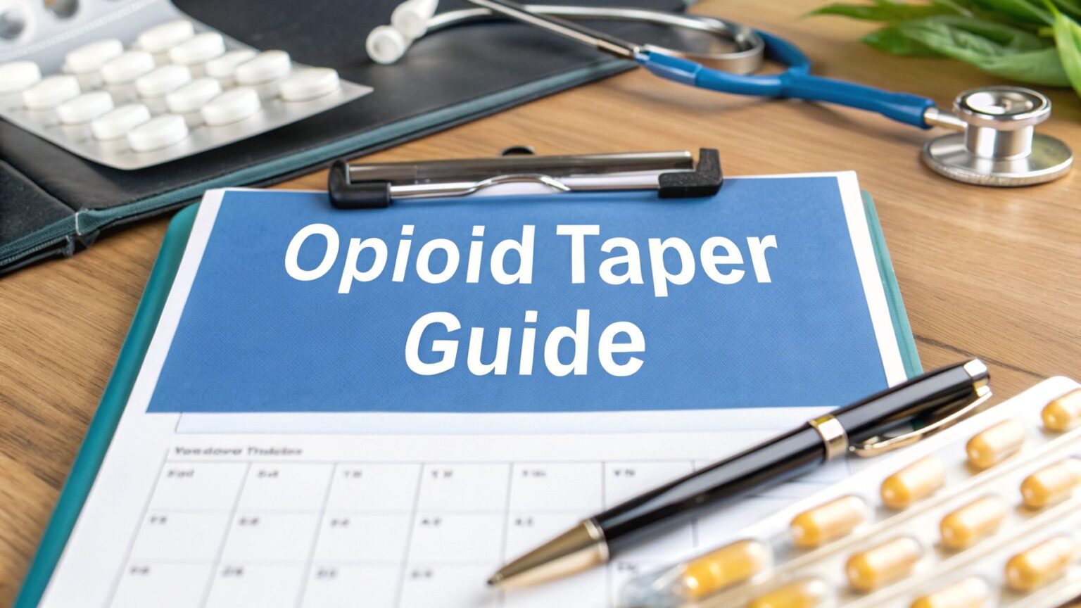 How to Taper Off Opioids A Safe and Proven Guide